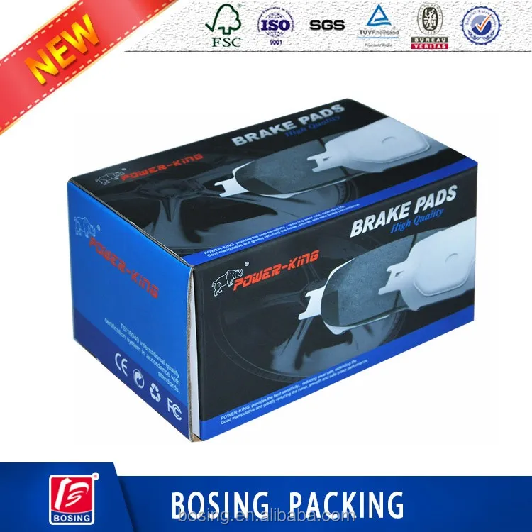 Low Price Best Quality Customized Full Colour Brake Pads Packaging Box ...
