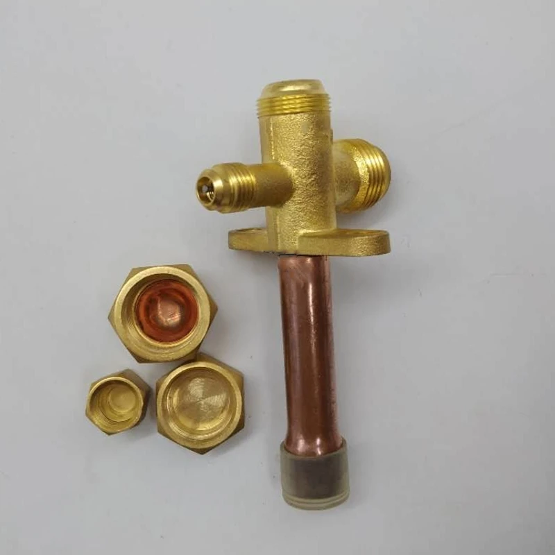 Brass Split Valve 3/4 for Air Conditioner Service