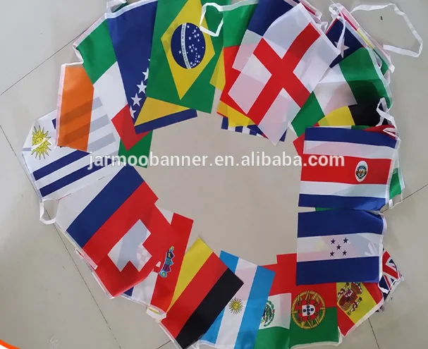 Custom Qualifying Team Pennant String Flag - Felt Bunting