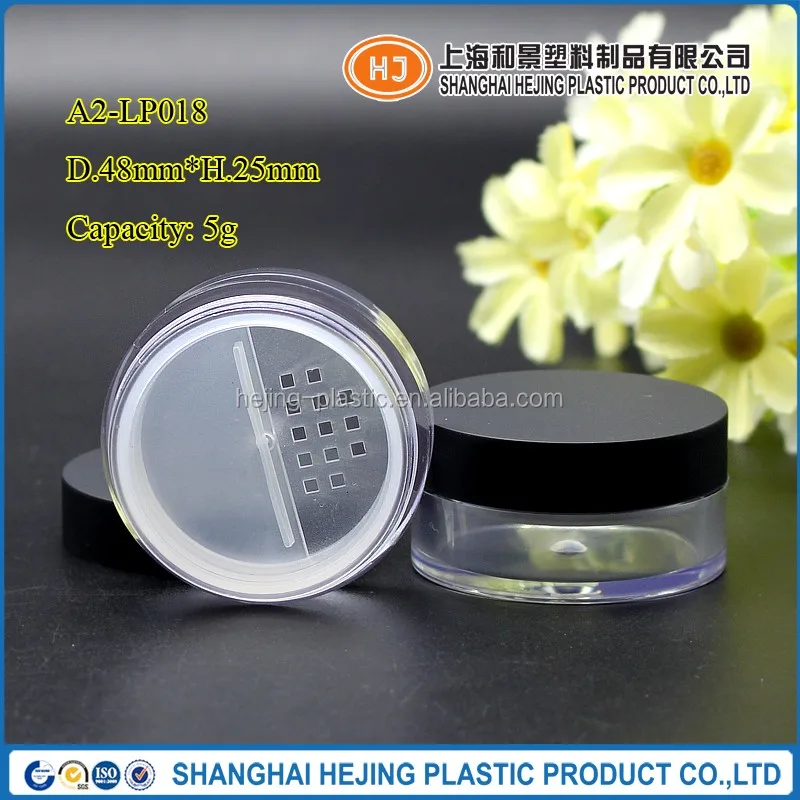 5g Empty Loose Powder Container With Rotating Sifter - Buy Loose Powder ...