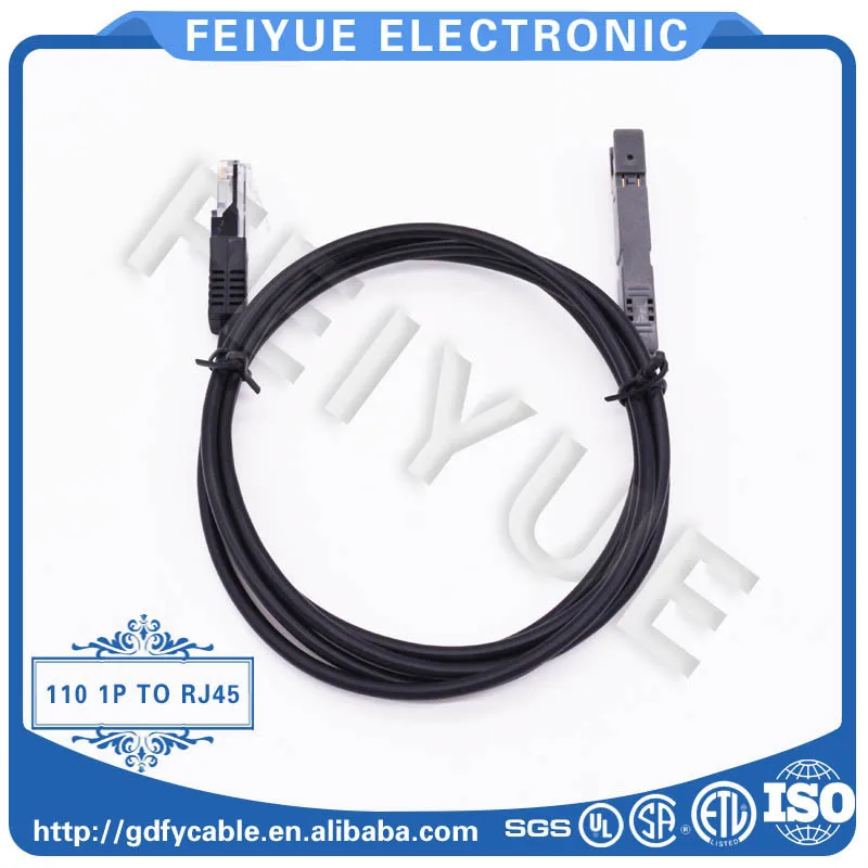 110 To Rj45 Patch Cord 100 To Rj45 Configuration - Buy 110 Patch Cord ...