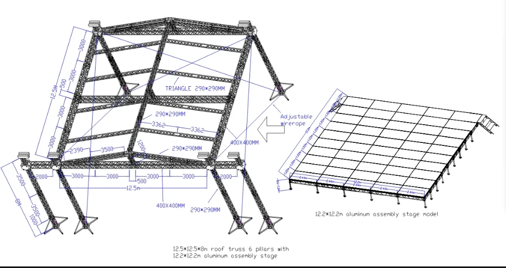 Roof Truss and House Use Prefabricated Dome Houses - X-TRUSS