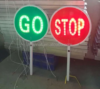 Led Traffic Signs Hand Held Stop Sign - Buy Stop Sign,Hand Held Stop ...