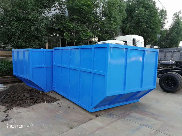 Small Swing Arm Roll Container Refuse Garbage Truck 8-10cbm Skip Loader ...