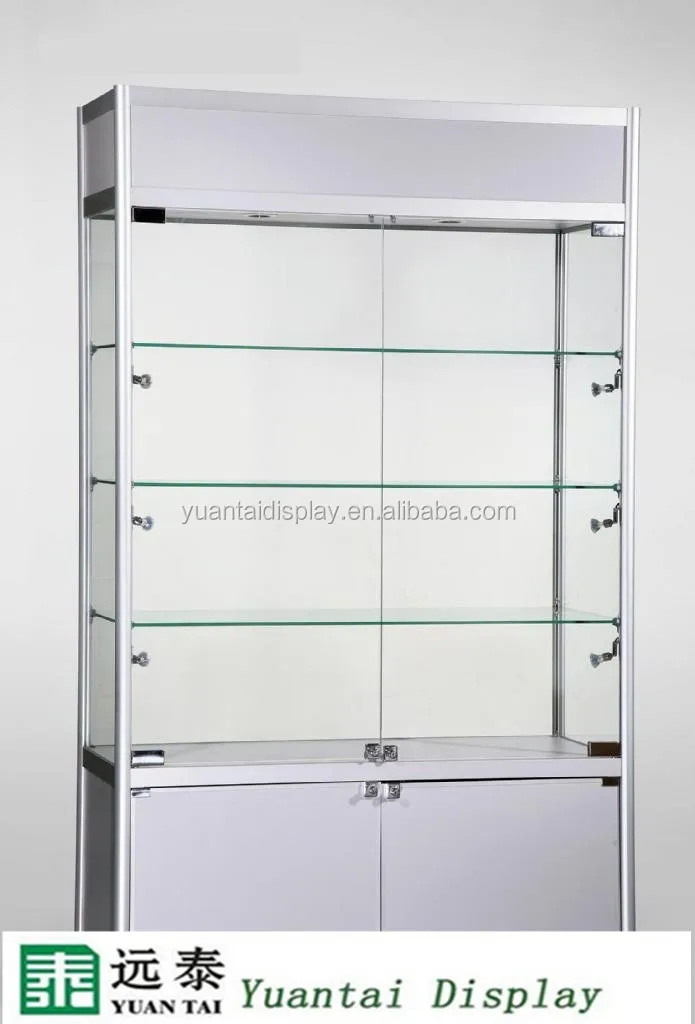 Custom Design For Aluminium Glass Display Showcase - Buy Custom ...