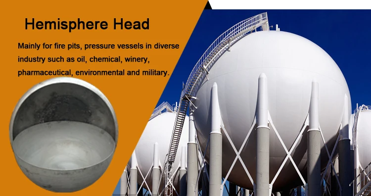 Steel Hemisphere Torispherical Dished Head Stainless Steel Water Tank ...