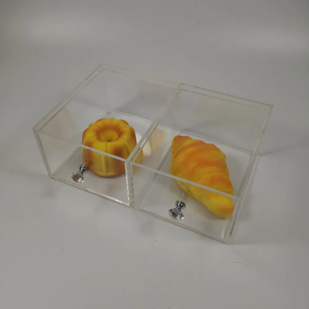 High Quality Acrylic Bread Display Box With Drawer - Buy Acrylic ...