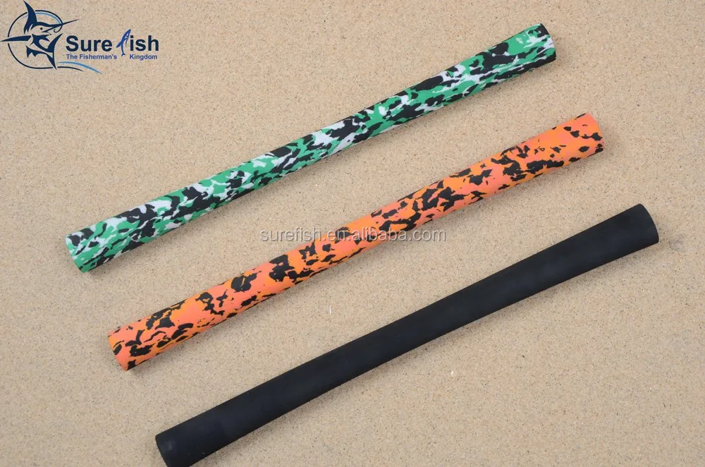 Custom Made Camo Color Eva Foam Handle Fishing Rod Grip - Buy Fishing ...