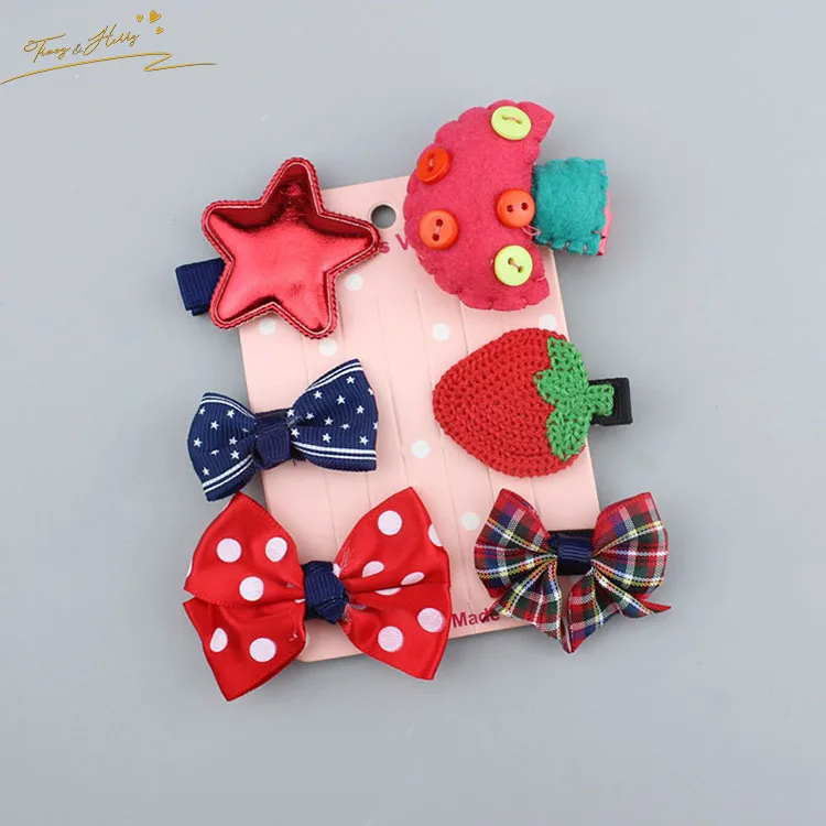 The Most Popular Cute Children's Hair Clips 6 Sets Of Boxed Hairpin ...