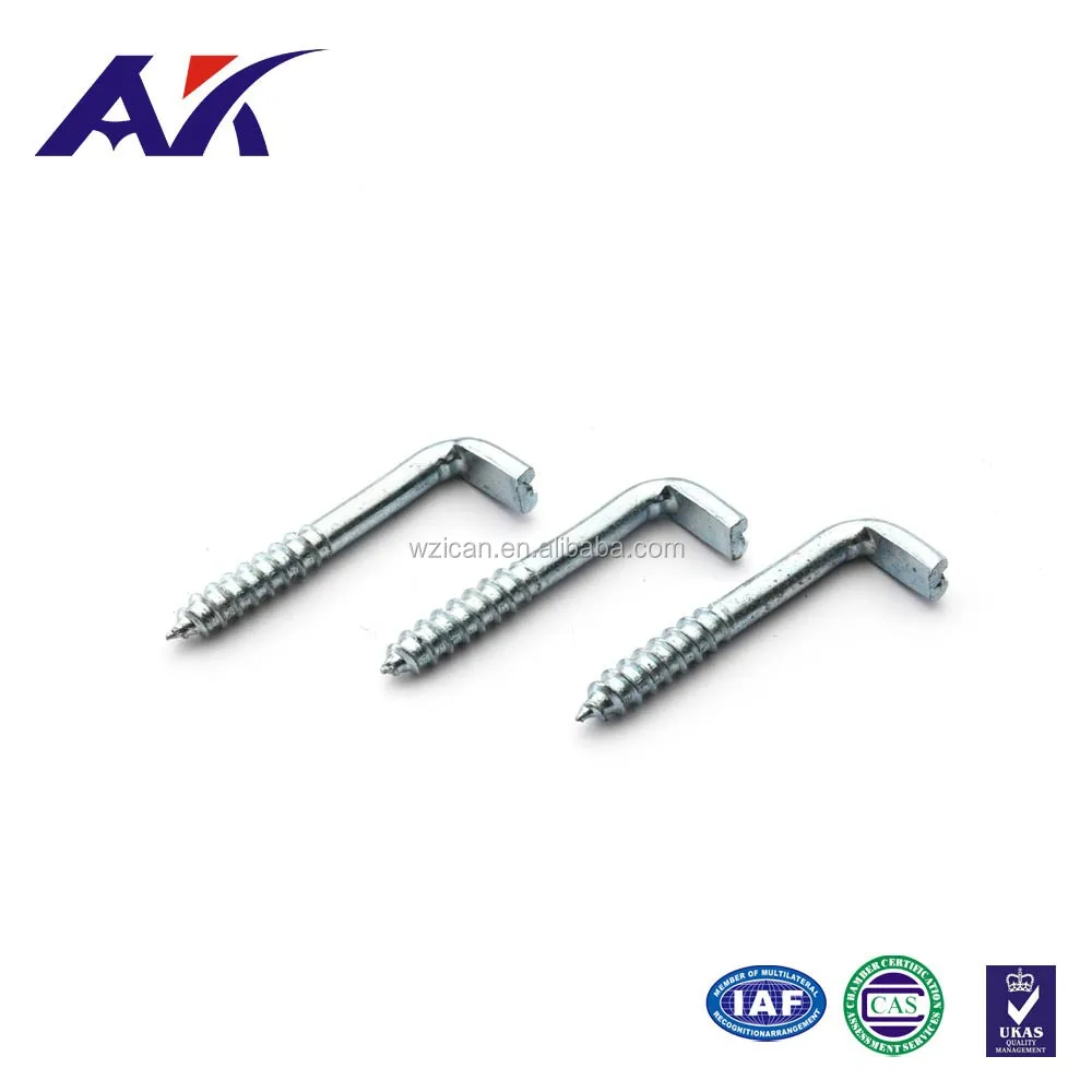 38mm Square Shouldered L Shape Hook - Buy Metal L Shaped Hook Screw,L ...
