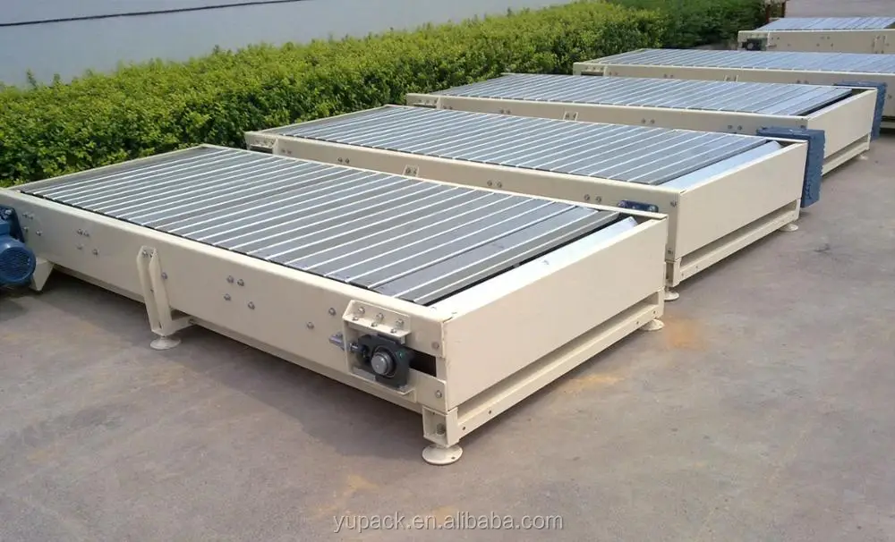 Stainless Steel Pallet Slat Conveyor System - Heat Resistant POM for ...