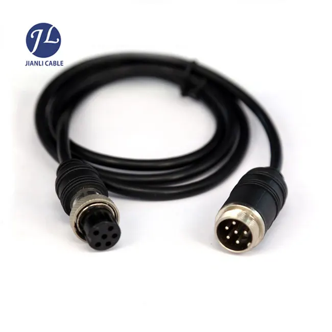 2021 Locking Device Gx16 6pin Male To Female Connect Cable For Car ...