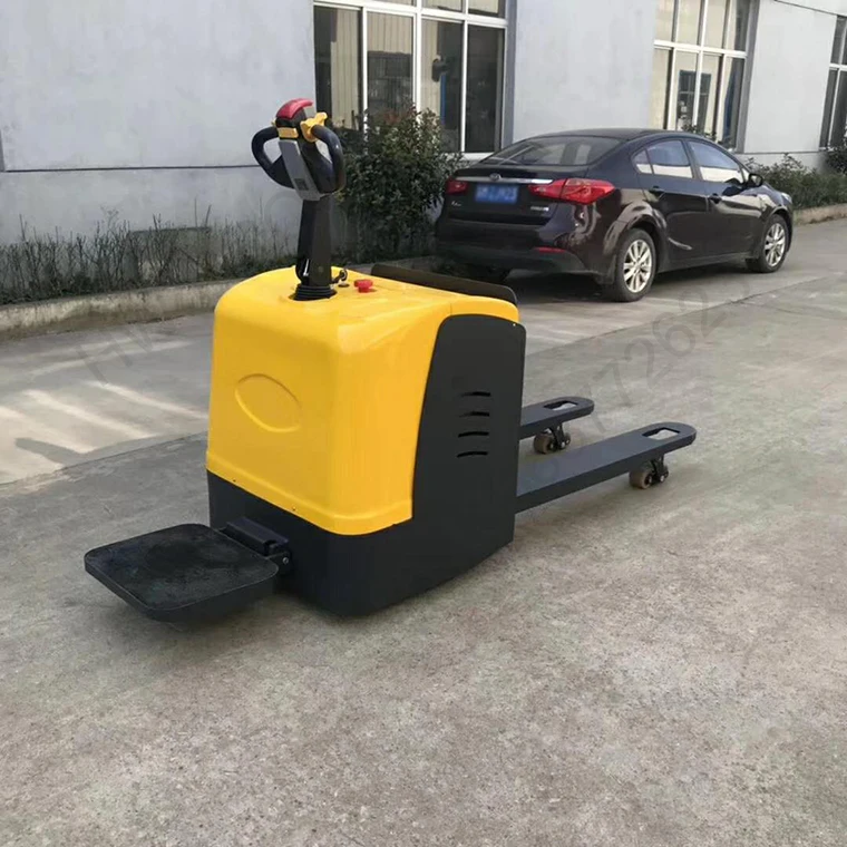 1ton 1.5ton 2ton Electric Pallet Truck Powered Pallet Trolley Price ...