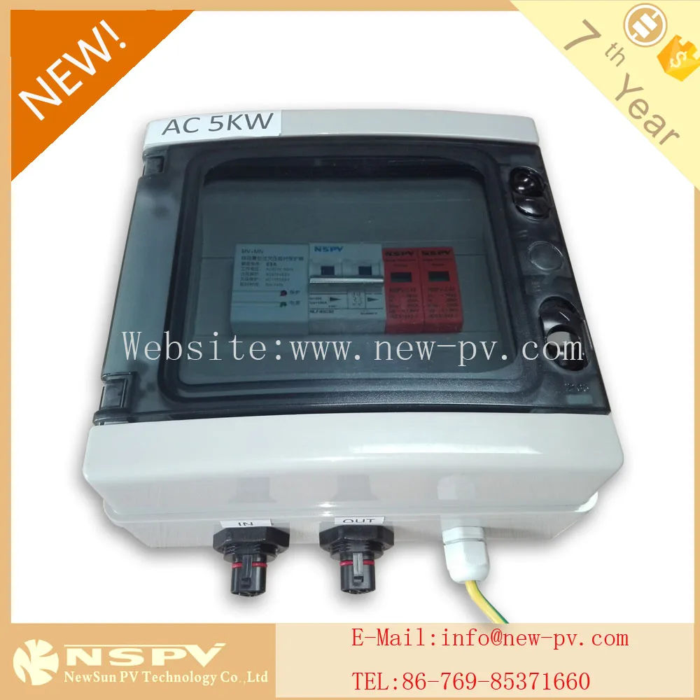 Dc/ac 2kw/5kw/10kw Combiner Box For Solar System - Buy Solar Header Box ...