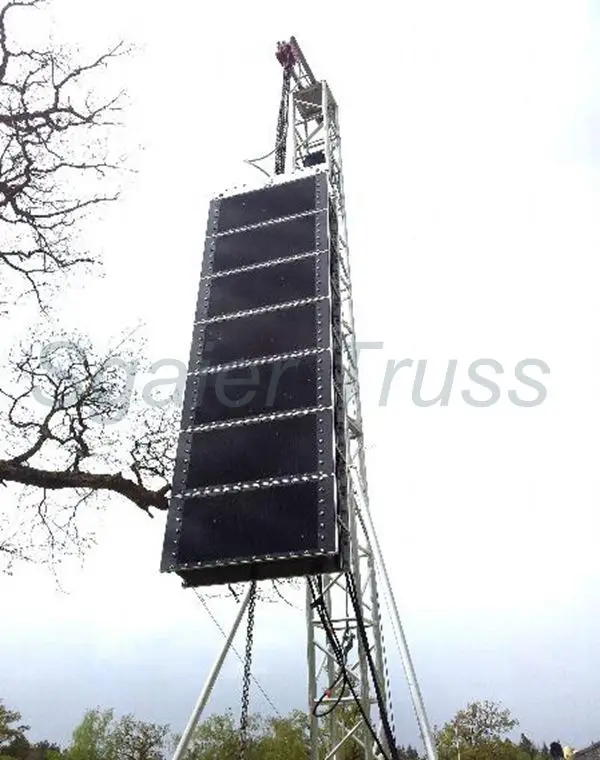 Aluminum Line Array Speaker Tower Truss for Sound System