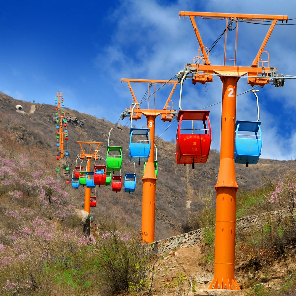 Ropeway Cableway Cable Car Mono-cable Continuously Circulating Fixed ...