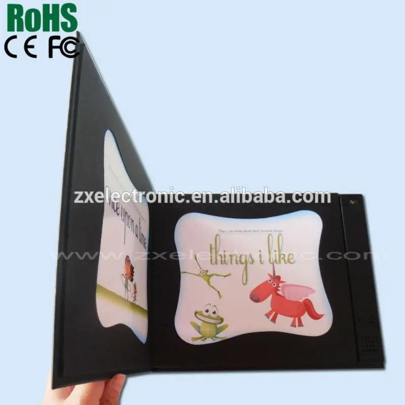 Custom Kids Learning Toys Sound Music Recordable Hard Cover Story ...