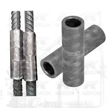 Cold Swaged Steel Rebar Coupler Sleeve - Buy Rebar Sleeve,Cold Swaged ...