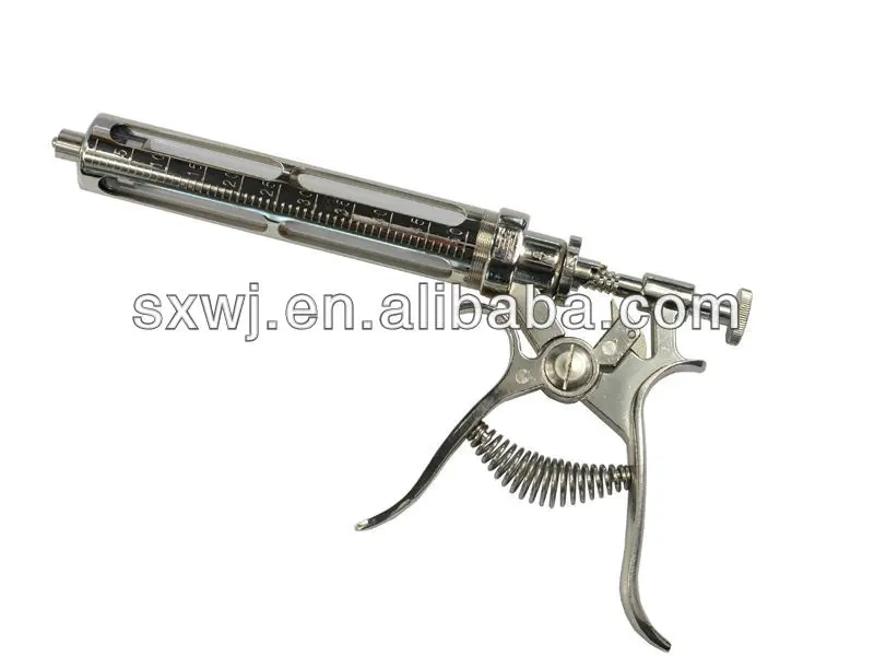 50ml Veterinary Semi-Auto Metal Revolver Syringe/injector