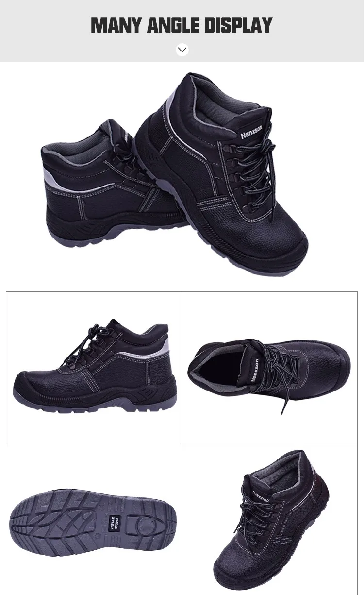 Cheap Industrial Construction Working Safety Shoes Boots With Dual ...