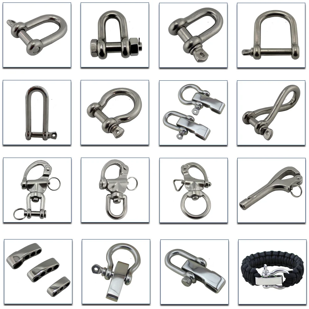 Stainless Steel Marine Quick Release Eye Folding Loop Pelican Hook