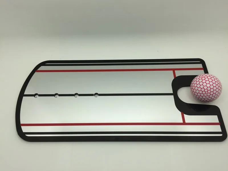 Pga,Putting Mirror 12inch X 6inch Portable Golf Training Aid To Improve ...