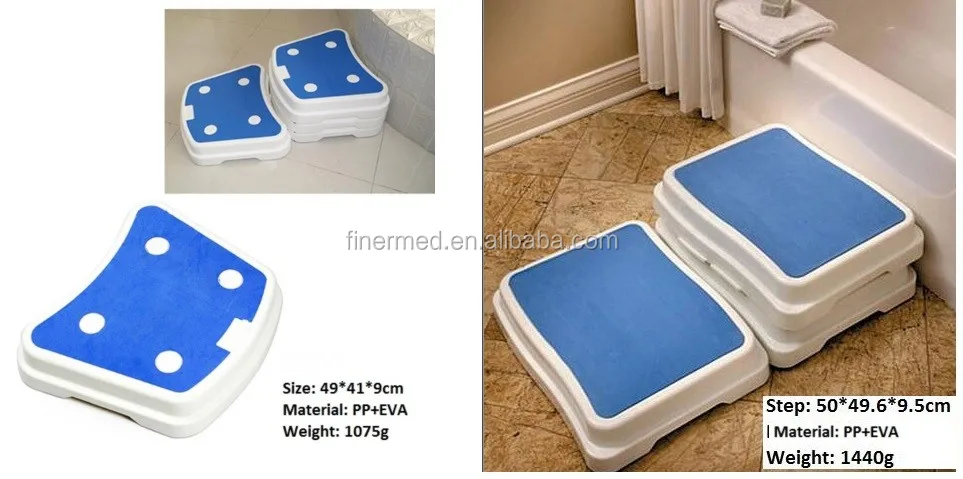 Lightweight Alumimum Hospital Stackable Foot Step Stool - Buy Foot Step ...