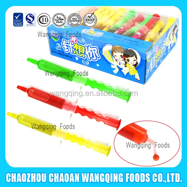 Shantou Supply Injection Design Colorful Jam Jelly Candy Mixed Fruit ...