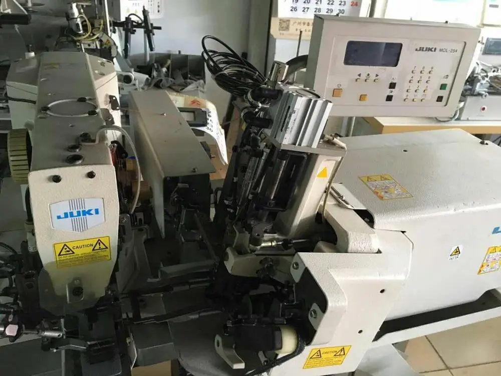 Used Orginal Juk I Mol-254 Automatic Double Needle Belt Loop Attaching ...