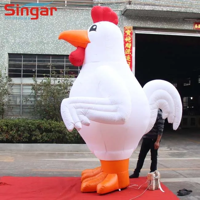 Inflatable Mascots Giant Customized Advertising Inflatable Rooster ...