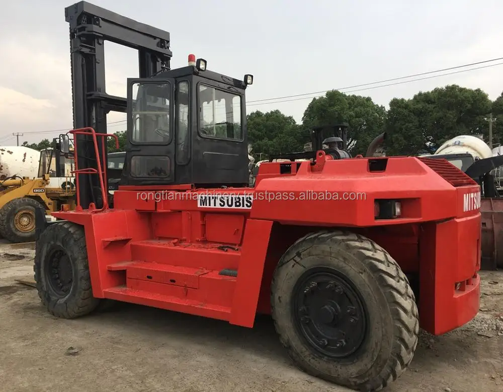 Original Japan Made Used Mitsubishi 30t Forklift In Shanghai Stock ...