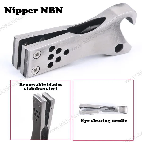 Fly Fishing Tools Line Nipper With Removable Blades Stainless Steel ...