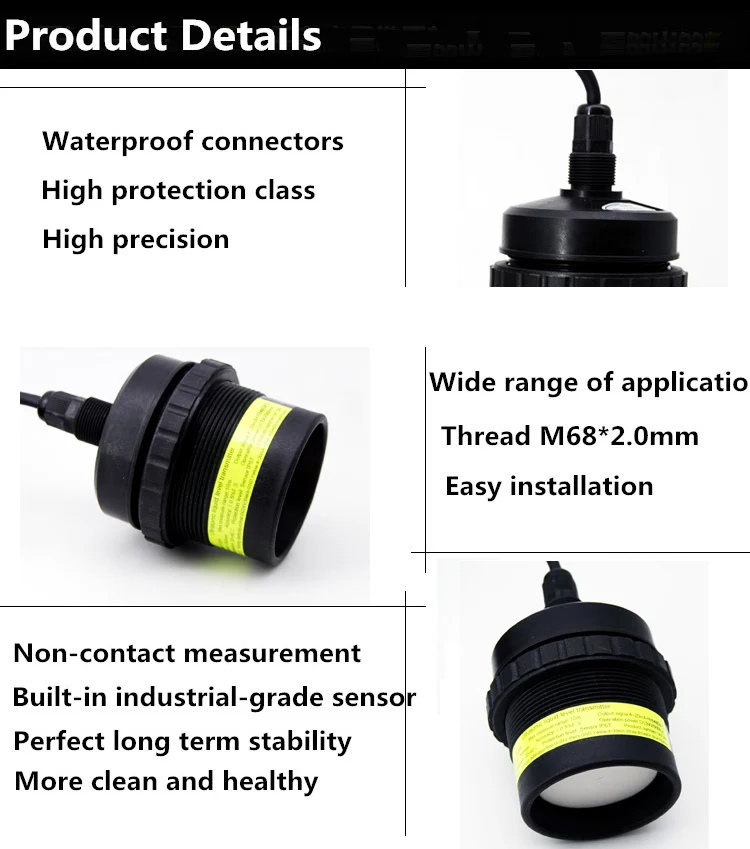 Pl320 4-20ma Rs485 Ultrasonic Water Tank Level Sensor Price - Buy Ultrasonic Level Sensor ...