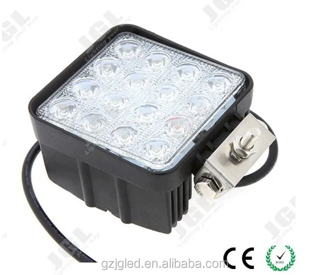 Led 4x4 Truck Headlight 48w 12 Volt Ip67 4x4 Led Driving Work Light 12 ...