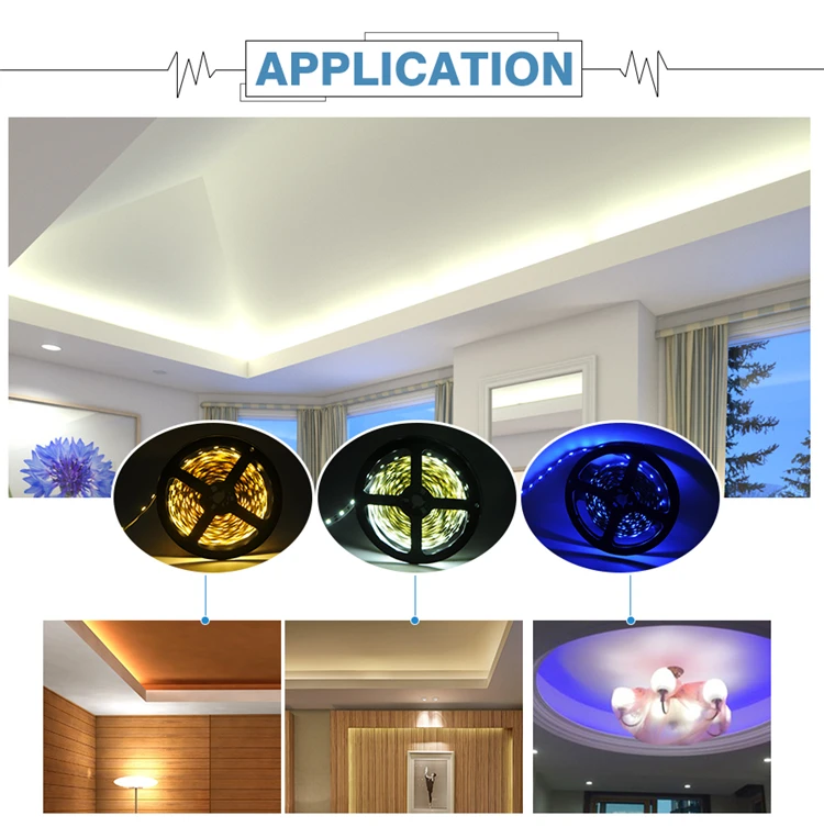 High Quality Single Color Rgb Led Stripe 12v Waterproof Emitting Red ...