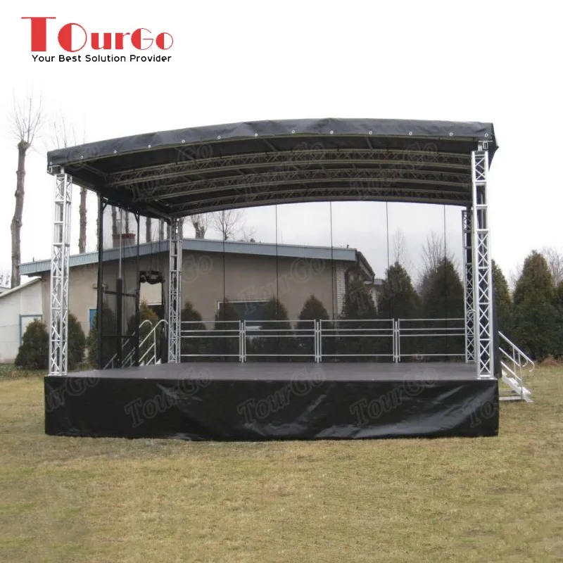 Tourgo Outdoor Event Stage Rental Portable Aluminum Stage Platform Used ...
