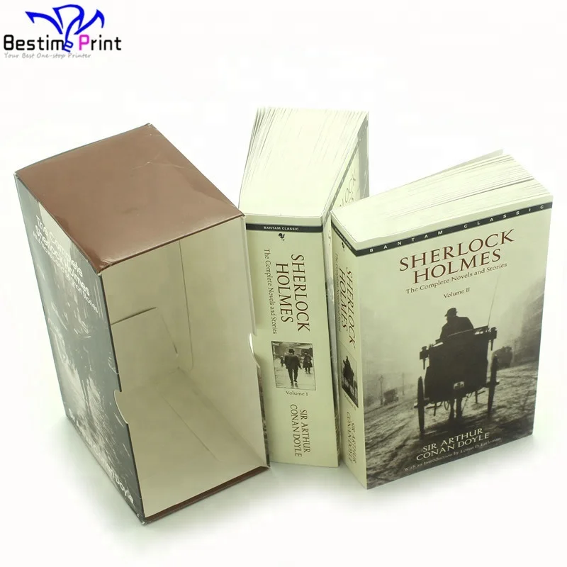 Top Quality Cardboard Book Slipcase Box Book Case Slipcase Packaging ...