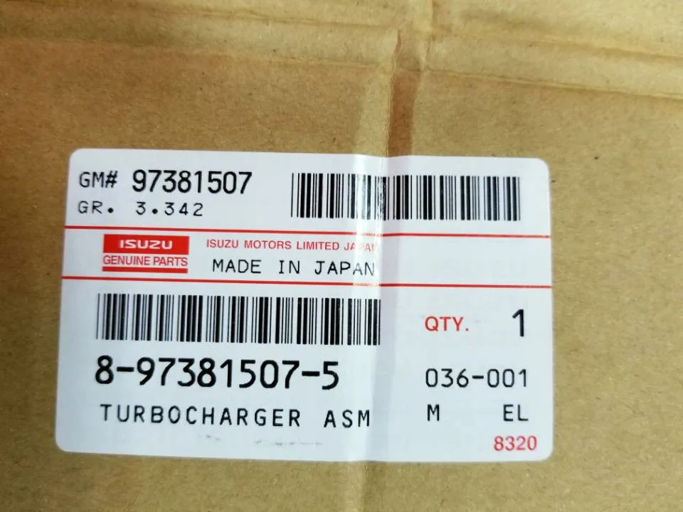 4jj1 Diesel Engine Turbocharger 4jj1t Turbo Kit - Buy 4jj1 Turbo ...