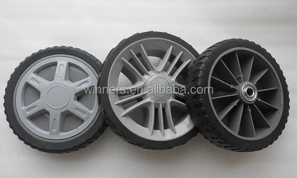 200mm 8x1 Inch Solid Spoke Pvc Plastic Wheel - Buy Solid Rubber Spoke ...