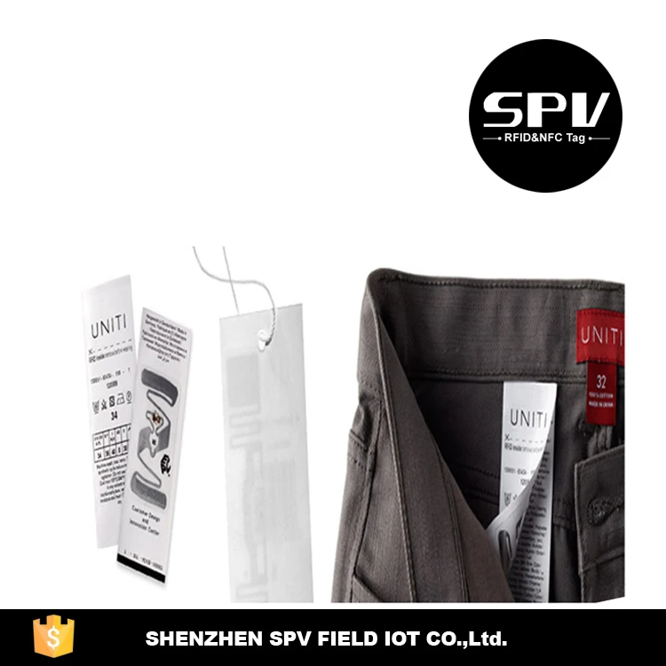 Supermarket Uhf Rfid Clothing Security Apparel Tag - Buy Rfid Clothing ...