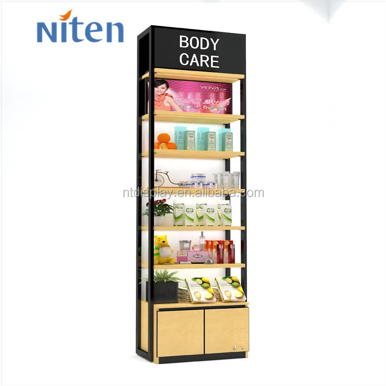Retail Pharmacy Shelves Shop Interior Design Medicine Display Stand ...