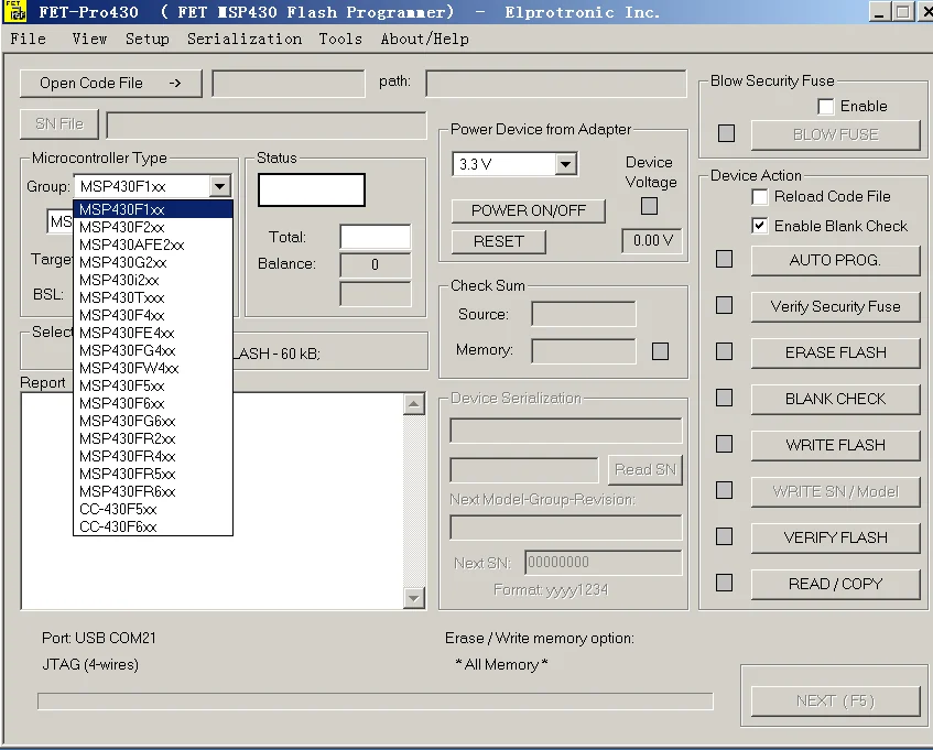 Ti Texas Msp Fet430uif Emulator Usb Based Jtag Emulator Tools Buy Usb Based Msp430 Emulator