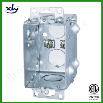 Cetl Certification 2x3 1104-k Single Gang Metal Electrical Box - Buy ...