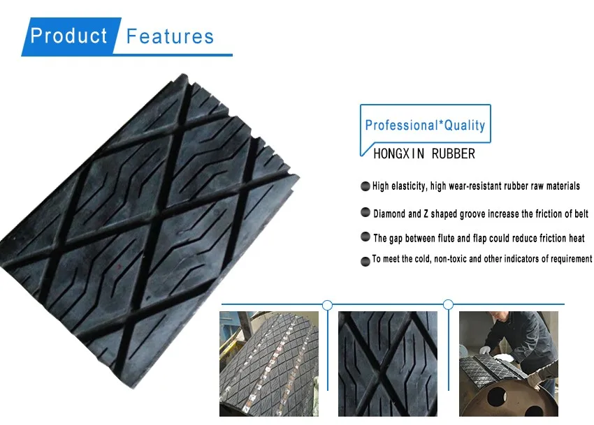 Replacement wearable driving head conveyor weld on lagging | Conveyor ...