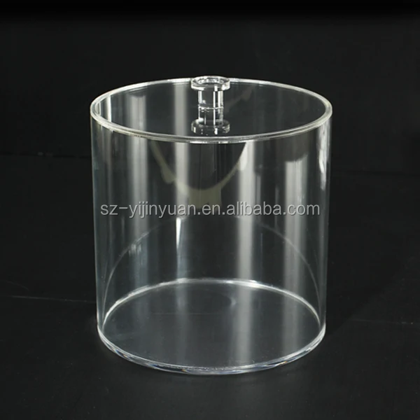 Large Diameter Acrylic Tube Cylinder Box With Lid - Buy Acrylic ...