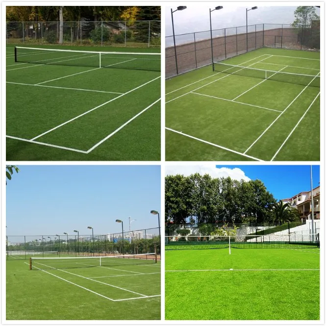 Blue Color Outdoor Artificial Turf for Tennis Court Paddle Grass