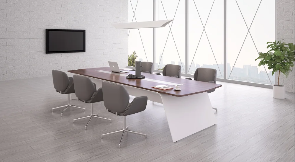 Modern Chairman Furniture MDF Veneer Table Office CEO Desk