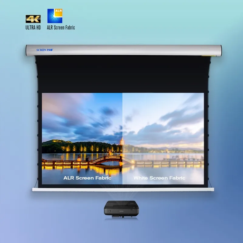 Screen Pro 100" - 120" 4k Ambient Light Rejecting Black Crystal T Prism ...