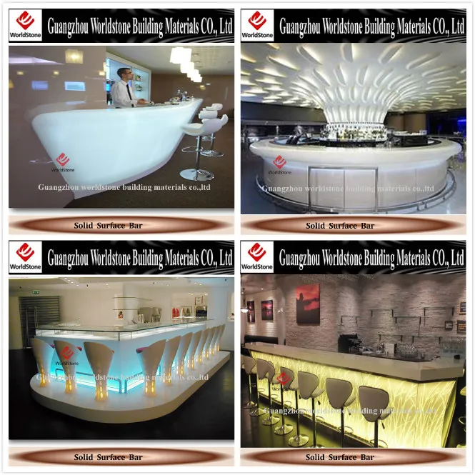 Half Round Acrylic Lighted Bar Counters For Lounge Bar - Buy Bar ...