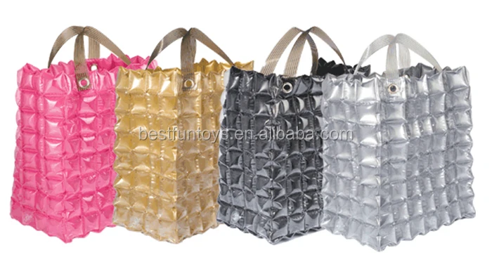 Bolsas De Mano De Burbuja Inflable De Pvc,Bolsas De Playa De Plástico ...